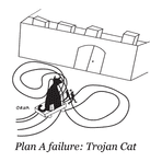 Trojan cat | Orum Cartoons