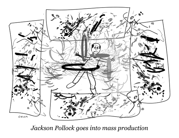 Jackson Pollock | Orum Cartoons