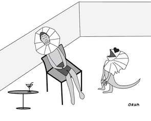 Sunbaking | Orum Cartoons