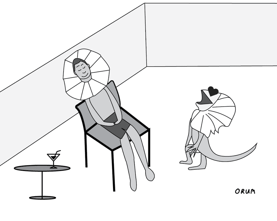 Sunbaking | Orum Cartoons